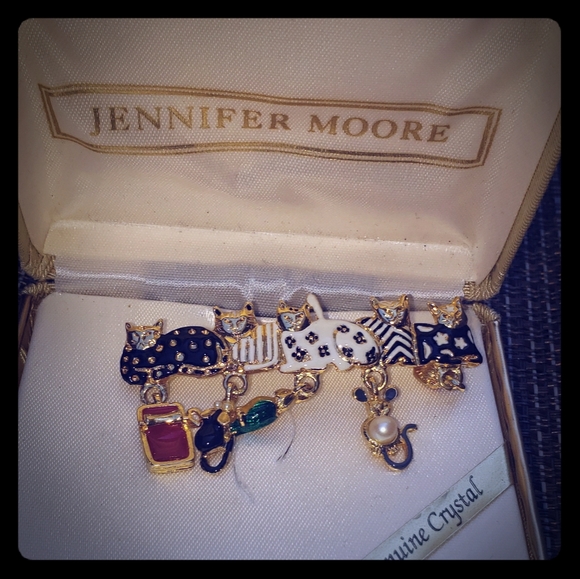 Jennifer Moore | Jewelry | Jennifer Moore Cat Pin | Poshmark
